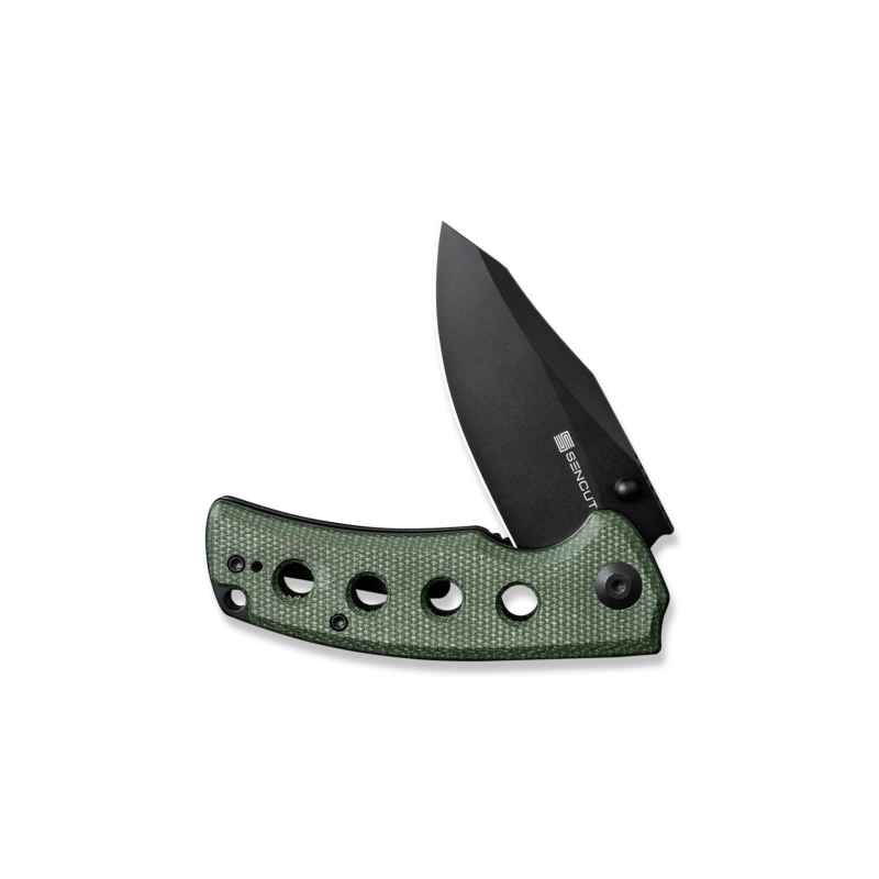 SENCUT Excalis Flipper & Thumb Stud Micarta GRB